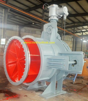 howell bunger valve with electric actuator or hydraulic actuator