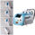 Blue Portable Cavitation RF Body Slimming Machine 4 In 1 4 Handpiece
