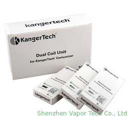 China 100% Original Kanger Upgraded Dual Coils for kangertech aerotank mega mini protank 3 evod glass 2 T3D Atomizer supplier