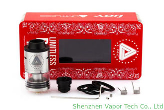 China IJoy Limitless RDTA 4ml Drip & Tank 2 in 1 For Hybrid Top Refilling Diameter 100% genuine Limitless RDA Atomizer supplier