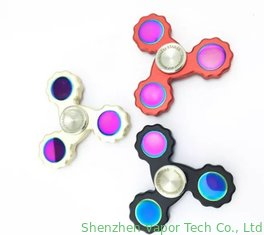 China Starss fidgettoy with rainbow insert Fidget Spinner EDC Honorgo tri-Spinner Spin 4min 3 colors with r188 full ss bearing supplier