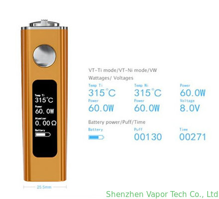 joyetech evic vt temperature control mod evic-vt with 60w 5000mah battery hot evic vt supplier
