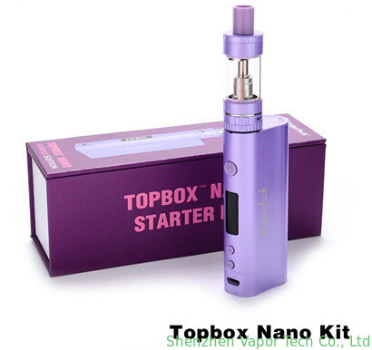 Kanger Topbox nano 60w mod starter kit kbox nano mod Toptank nano atomizer from Kanger supplier