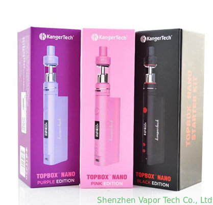 Kanger Topbox nano 60w mod starter kit kbox nano mod Toptank nano atomizer from Kanger supplier