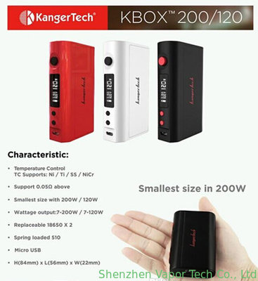 Kangertech kbox 120w TC MOD New Products 2016 Kanger kbox 120w supplier