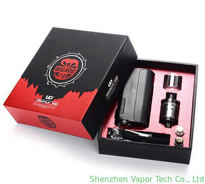 Authentic Youde UD Balrog 70w TC Kit 3ml BALROG atomizer Airflow Control Tank 18650 VW Box Mod Gift Box supplier