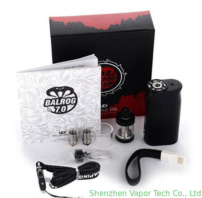 Authentic Youde UD Balrog 70w TC Kit 3ml BALROG atomizer Airflow Control Tank 18650 VW Box Mod Gift Box supplier