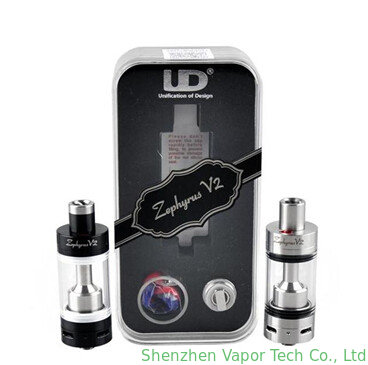 AAAAA Quality Zephyrus V2 Atomizer Clone Zephyrus V2 Tank Sub ohm Tank Replaceable OCC Coils Vaporizer 5ml Capacity RTA supplier