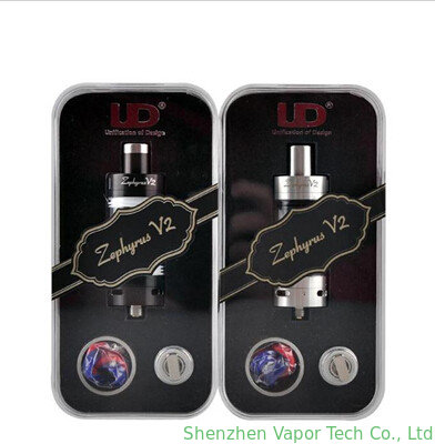 AAAAA Quality Zephyrus V2 Atomizer Clone Zephyrus V2 Tank Sub ohm Tank Replaceable OCC Coils Vaporizer 5ml Capacity RTA supplier