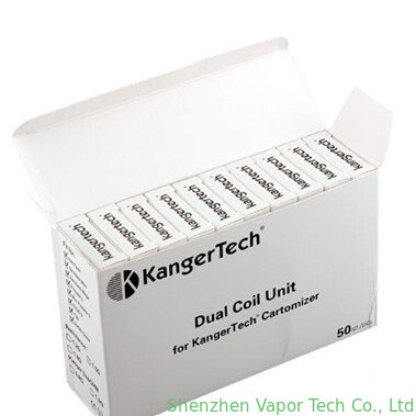 100% Original Kanger Upgraded Dual Coils for kangertech aerotank mega mini protank 3 evod glass 2 T3D Atomizer supplier