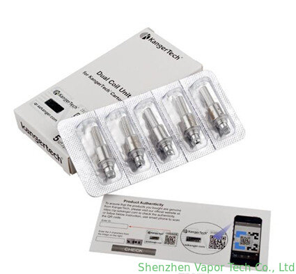 100% Original Kanger Upgraded Dual Coils for kangertech aerotank mega mini protank 3 evod glass 2 T3D Atomizer supplier
