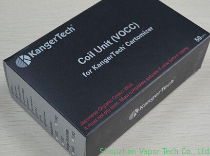 Authentic Kanger Upgraded Dual Coils VOCC Organic Cotton Coil for Aerotank Mega Mini protank 3 EVOD 2 glass T3D atomizer supplier
