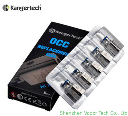 Kanger Sub Ohm Vertical OCC Coil 0.2 0.5 1.2 1.5 Occ Ni200 0.15ohm Nickle Coils for Subtank Mini PLus Nano V2 Tanks supplier