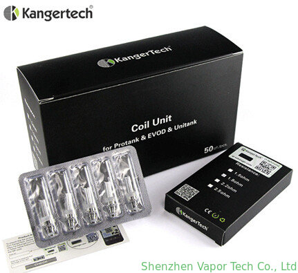 100% Original Kanger Protank Coils Replacements t3s coils 1.8 2.2 2.5ohm for Kangertech MT3 evod T3S Protank 2 unitank supplier