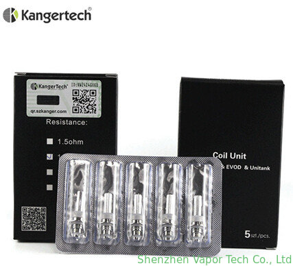 100% Original Kanger Protank Coils Replacements t3s coils 1.8 2.2 2.5ohm for Kangertech MT3 evod T3S Protank 2 unitank supplier