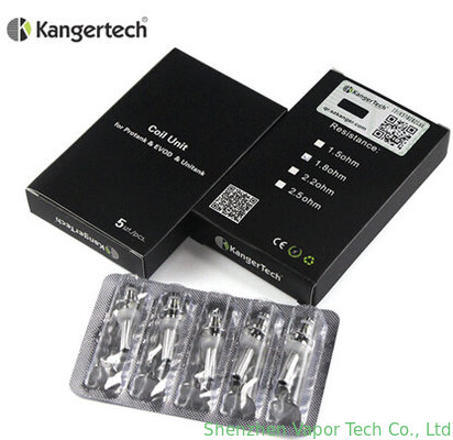 100% Original Kanger Protank Coils Replacements t3s coils 1.8 2.2 2.5ohm for Kangertech MT3 evod T3S Protank 2 unitank supplier