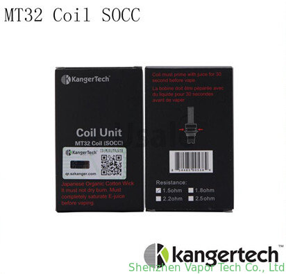 Kanger Single Coils SOCC Organic Cotton Kangertech Coil Unit MT32 Coil Updated Japanese Organic Cotton Wick supplier