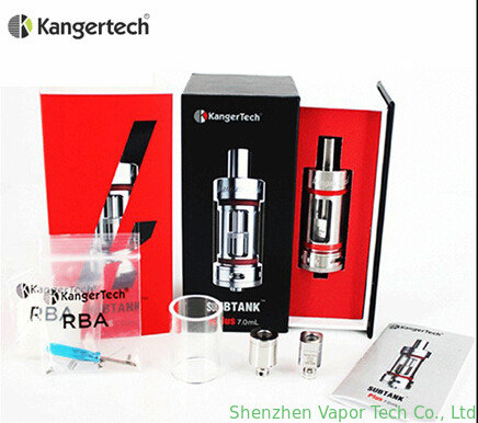 100% Original Kanger Subtank Plus V2 Tank Atomizers 7.5ML High capacity Sub Ohm OCC Coils subtank plus clearomizers supplier