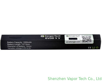 Authentic Kanger EVOD VV 1000mAh battery Voriable Voltage 3.2V-4.8V battery for 510 ego thread atomizer supplier