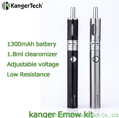 Kanger EMOW Starter Kit 1300mAh EMOW Variable Voltage Battery and EMOW Dual Coil Pyrex Air Flow Adjustable Aerotank Mow supplier
