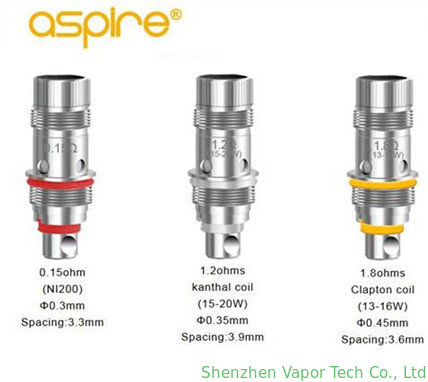 Original Aspire Triton Mini Coils 1.2ohm 1.8ohm Clapton coil 0.15ohm Ni200 Coil Head For Triton Mini Atomizer Nautilus supplier