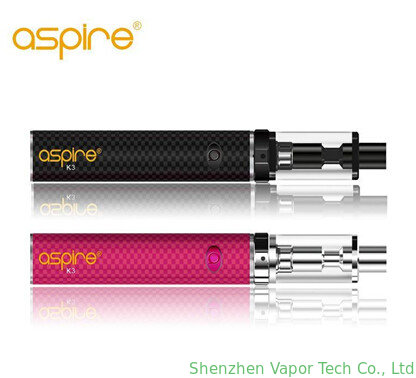 Latest 100% Original Aspire K3 Quick Start Kit With 1200mah And 2.0ml K3 Tank With 1.8ohm Aspire Nautilus BVC Coil supplier