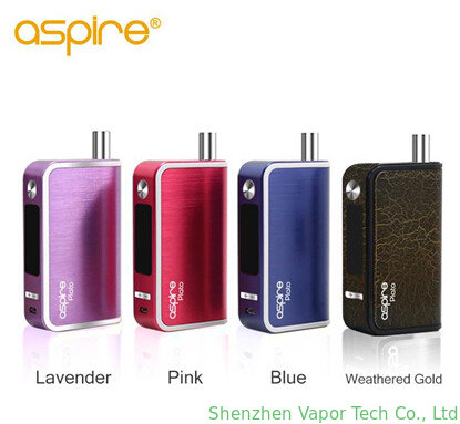 100% Authentic Aspire Plato 50W TC Kit Using 0.4ohm Kan Clapton Coil Or Aspire Nautilus BVC Coil 18650 Battery Included supplier