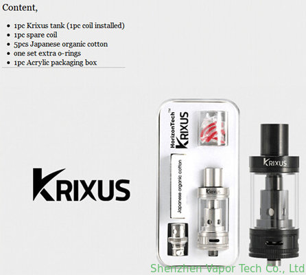 Rebuildable Ceramic Coil Horizon Krixus Tank With 4ml Capacity supplier