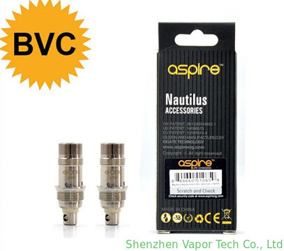 100% Original Aspire Nautilus Coil BVC Aspire Coils Nautilus Coil Heads Atomizer Core For Aspire Nautilus Mini Nuaitlus supplier