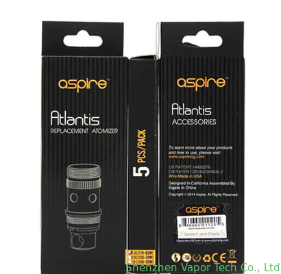 Aspire Atlantis Coil Atlantis 2 Coil 0.3ohm 0.5ohm Sub Ohm Replacement Coils for Atlantis V2 Atlantis Mega supplier