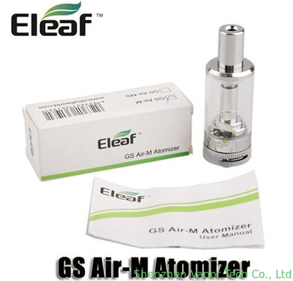 100% Original iSmoka Eleaf GS Air-M 4ml Air-MS 2.4ml Atomizer 1.5ohm Airflow Control tank for 510 thread 8W-20W Box Mods supplier