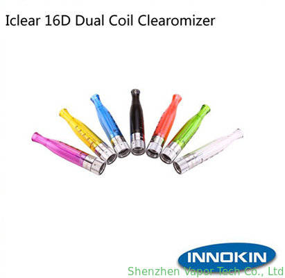 Innokin iClear 16D Clearomizer 2.0ML Rebuildable Bottom Dual Coil iClear 16D Atomizer 100% Original supplier