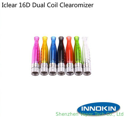 Innokin iClear 16D Clearomizer 2.0ML Rebuildable Bottom Dual Coil iClear 16D Atomizer 100% Original supplier