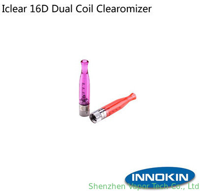 Innokin iClear 16D Clearomizer 2.0ML Rebuildable Bottom Dual Coil iClear 16D Atomizer 100% Original supplier