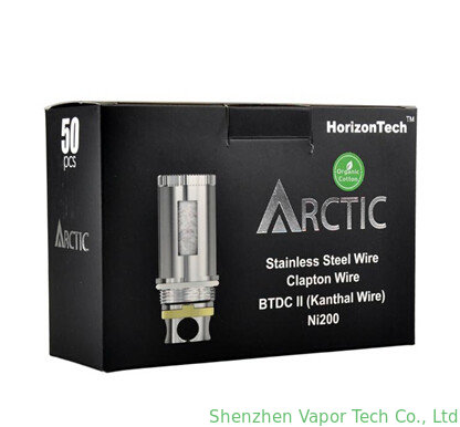 100% Original Horizon Arctic BTC BTDC Ni 200 TC Tank Coils 0.2/0.5/1.2ohm Sub Ohm Replacement Coil supplier