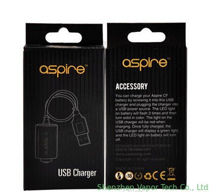 100% Original Aspire ego USB Charger DC 4.2V 1000mah for ego thread CF Battery battery supplier