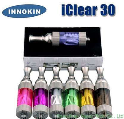 Authentic Innokin iClear 30 Atomizer Rotatable Replaceable 3ml Dual Coil Clearomizer fit for itaste MVP 20W 30W battery supplier