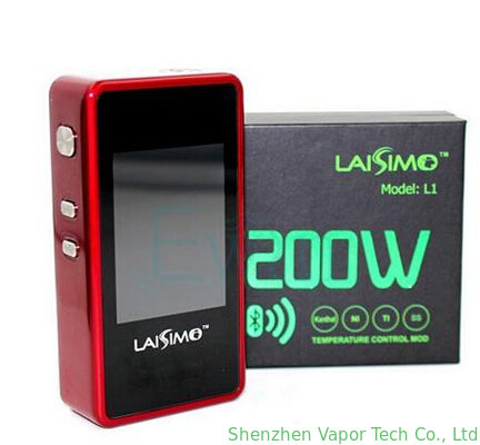 factory price Big Screen 200watt TC e cig mod box mod Laisimo L1 200w VS S3 200w box mod supplier