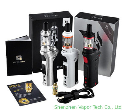 100% Original Vaporesso TARGET VTC 75W Starter Kit With Ceramic cCELL Tank Coil Temperature Control Mod Gift Box supplier