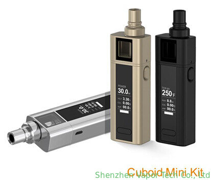 Authentic Joyetech Cuboid Mini 80W Kit 2400mAh TC starter kit with Cuboid Mini box mod 5ML Square Tank fit Notch Coil supplier