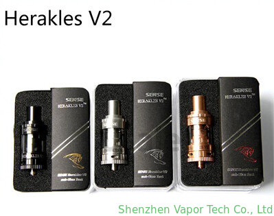 Sense Herakles V2 Sub ohm Tank Sensetech 2ml Top Fill Herakles V2 Atomizer Quad Adjustable Bottom Airflow 100% Original supplier