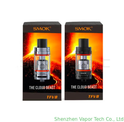Smok TFV8 Atomizer Smoktech 6.0ml TFV8 Cloud Beast Tank With V8-T8 V8-Q4 Coil Head Best Updated TFV4 Tank 100% Original supplier
