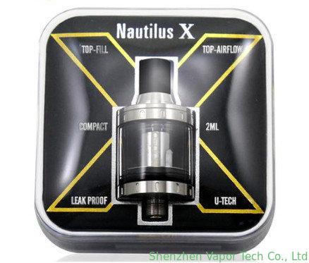 Aspire Nautilus X Tank 2ml Capacity Top Refilling with Coil System Nautilus X Atomizer VS Aspire Cleito RTA Tank supplier