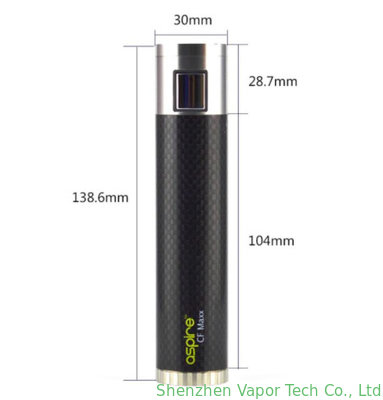 Genuine Aspire CF MAXX 3000mah Battery Variable Wattage 5-50w Compatible With 0.3-0.5ohm CF Battery supplier