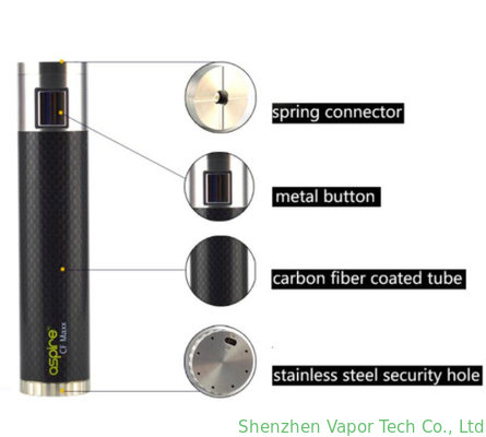 Genuine Aspire CF MAXX 3000mah Battery Variable Wattage 5-50w Compatible With 0.3-0.5ohm CF Battery supplier