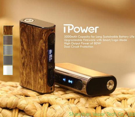 Wholesale price Eleaf iPower 80w Mod eLeaf Ipower Mod 5000mAh Eleaf Ipower Fit for eleaf lemo 3 supplier