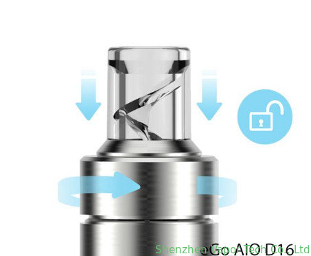 NEW 100% Original Joyetech eGo AIO D16 Kit 1500mAh D16 Battery Spiral Structure Mouthpiece 2ml Adjustable AirFlow supplier