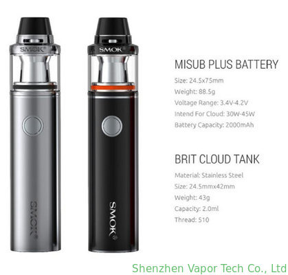 SMOK Brit One Kit 2000mah Brit One Mega Kit 2ml Brit Cloud Tank 1600mah Brit One Mini Kit 2ml Brit Mini Tank supplier