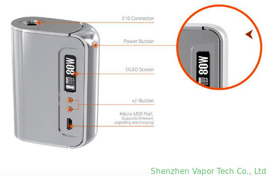Smok OSUB Plus 80W TC Kit VW 80W OSUB Plus Box Mod With 2ML Brit Sub Tank Zinc Alloy Material 3300mAh Battery supplier
