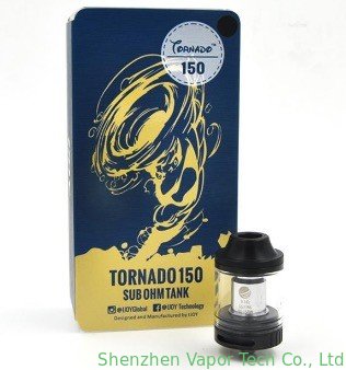 IJOY Tornado 150 Sub Ohm tank 4.2ml Capacity Tornado Rebuildable Atomizer with 0.3ohm & 0.25ohm & RTA Coils Tornado 150 supplier